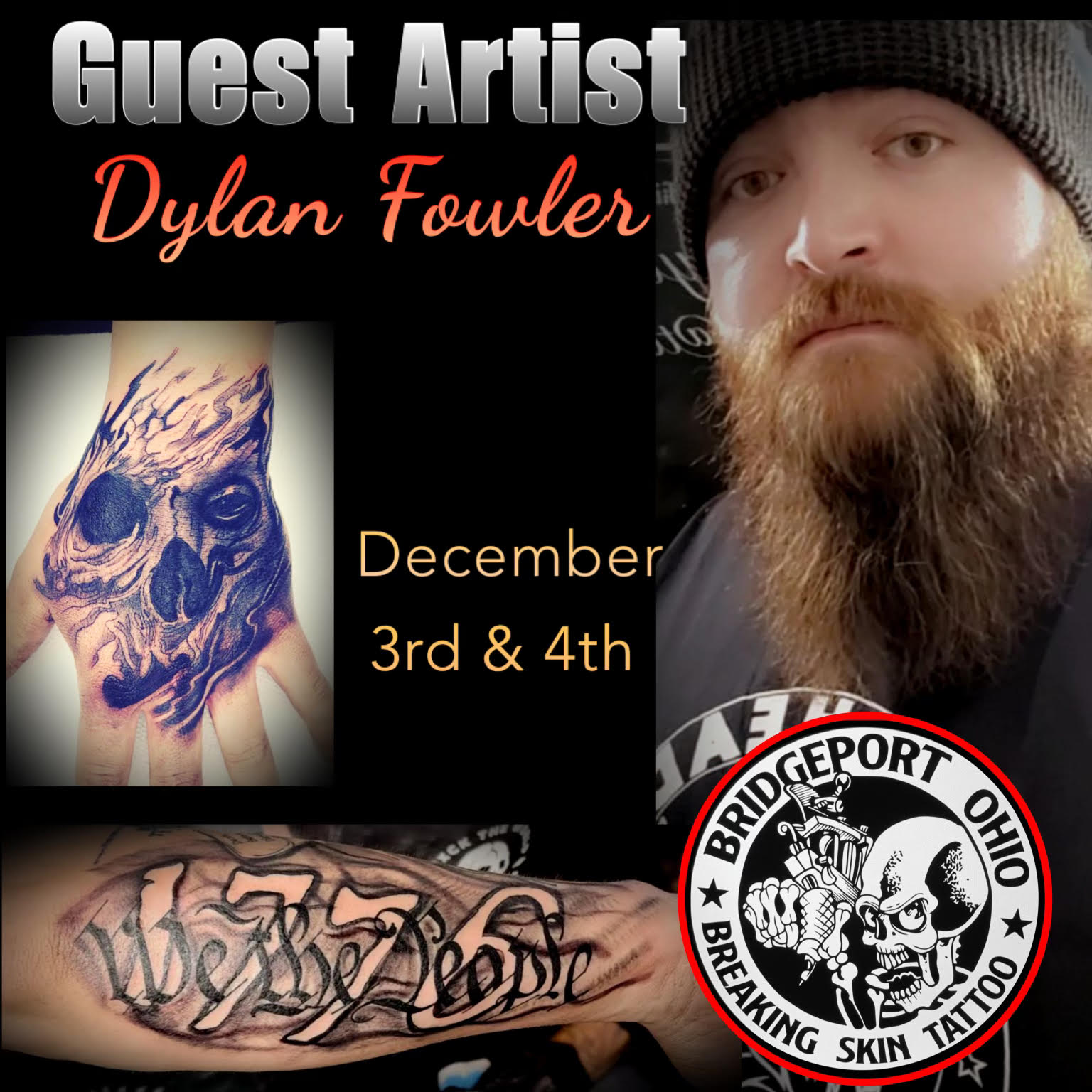 Guest Artists 2022 - Breaking Skin Tattoo